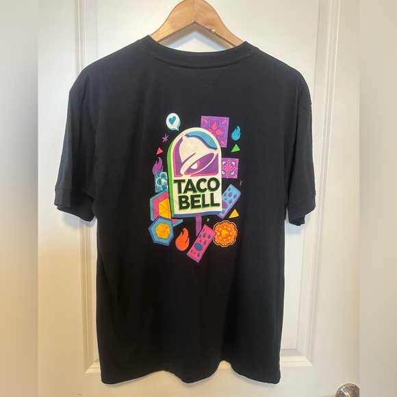 Taco Bell | Shirts | Taco Bell Size Large Mens Black Graphic Tshirt ...